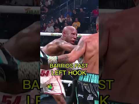 BARRIOS KNOCKOUT LEFT HOOK #subscribe #boxing #erl tv