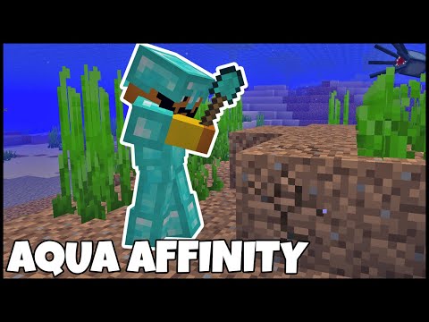 AQUA AFFINITY | MINECRAFT ENCHANTMENTS EXPLAINED
