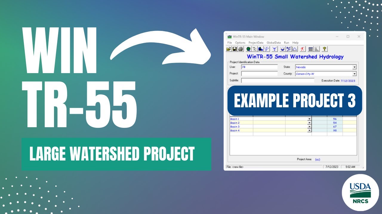 LARGE WATERSHEDS | TR-55 LESSON 8