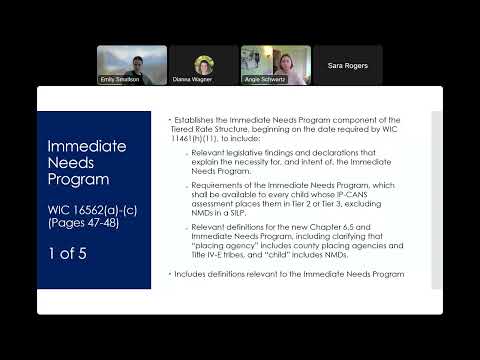 The CDSS Permanent Foster Care Rate Structure TBL Walkthrough Webinar