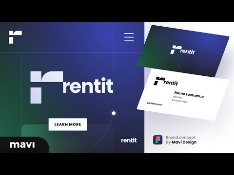 Creating a Modern BRAND DESIGN CONCEPT in Figma (Logo, Colors, Website, Print) – Voiceless Tutorial
