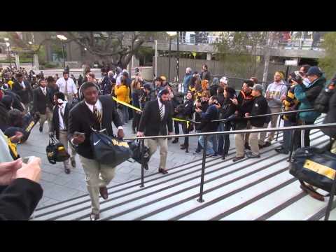 Cal Football March to Victory vs. Arizona State 2015 Memorial Stadium Berkeley California