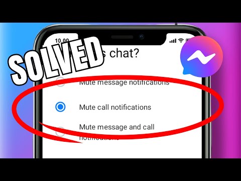 HOW TO MUTE CALLS FROM ANY PERSON FOR 8 HOURS ON MESSENGER