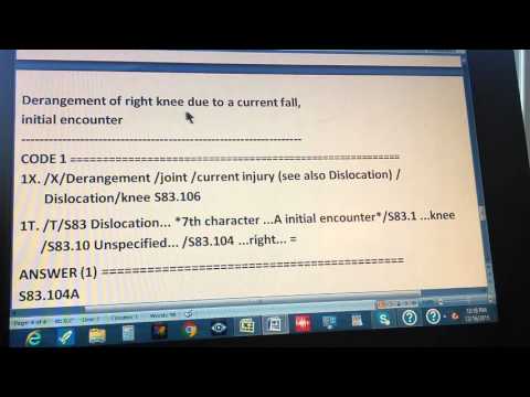 ICD-10 JJ-10A-299-03-L2 derangement knee current