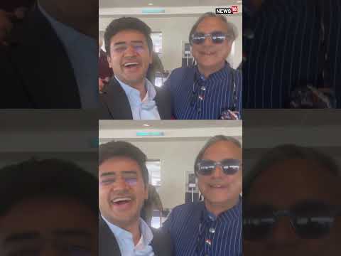 BJP's Tejasvi Surya and Congress' Shashi Tharoor express their joy as RCB lifts their IPL Trophy