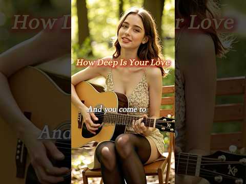 How Deep Is Your Love – Bee Gees | Lyrics | Romantic Cover 💖🎶