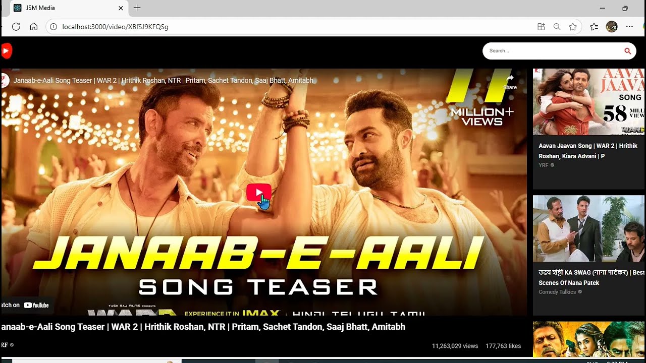 Creating Youtube Clone using React & RapidAPI #youtubeclone #youtube #reactjs #coding #vscode 