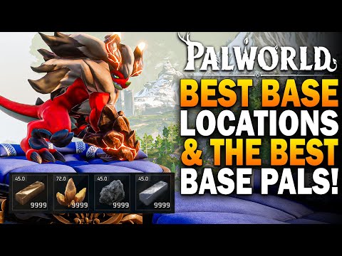 Palworld - The Best Base Locations AND BEST PALS! Palworld Best Ore & Ingot Farm Guide