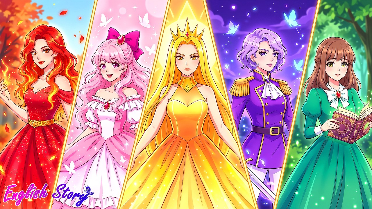 Practice Shadowing: The Rebel Princess Squad 👑🔥⚔️ My Stories | English ...