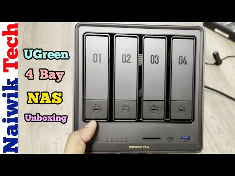 UGREEN NASync DXP4800 Plus 4 Bay NAS Unboxing | Naiwik Tech