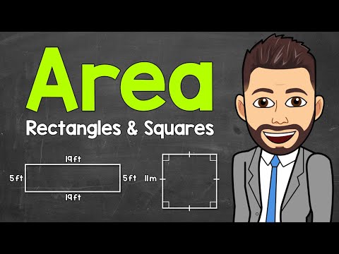 How to Find the Area of Rectangles and Squares | Math with Mr. J