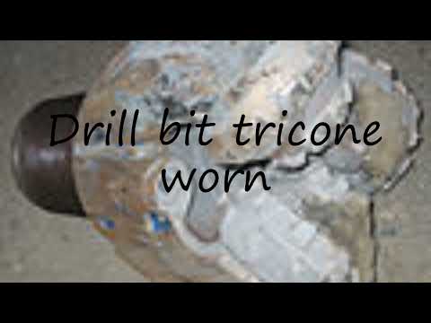 How to pronounce Drill bit tricone worn in English?