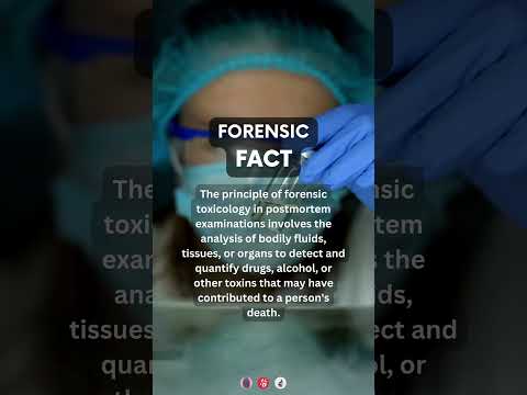 Forensic toxicology in postmortem examinations | #forensicscience #forensics