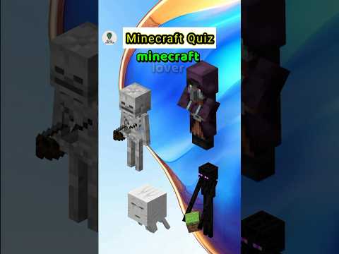 only 1% Minecraft lover can guess this Mobs #shorts #minecraft