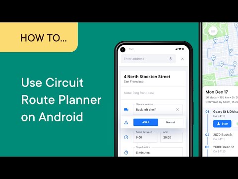 How to Use Circuit Route Planner for Android