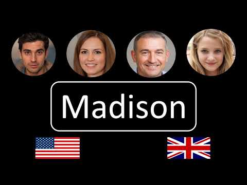 How to pronounce Madison