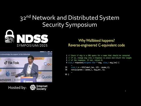 NDSS 2025 - Wallbleed: A Memory Disclosure Vulnerability in the Great Firewall of China
