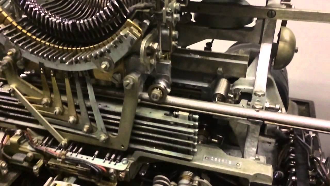 Teletype Model 15 Slow Motion