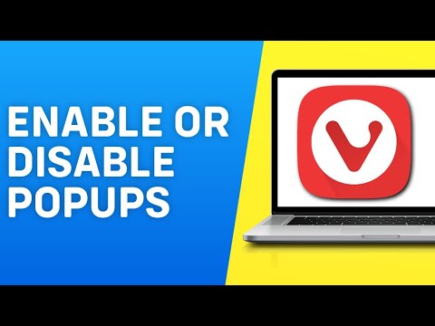 How to Turn On or Off Popups on the Vivaldi Browser