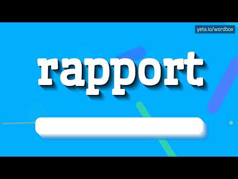 RAPPORT - HOW TO PRONOUNCE IT!?