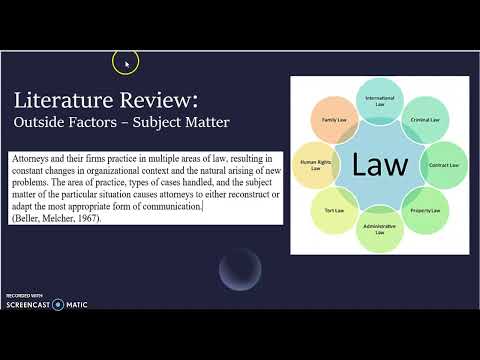 Factors Leading to Changes in the Way Attorneys Communicate- Matthew Cornell