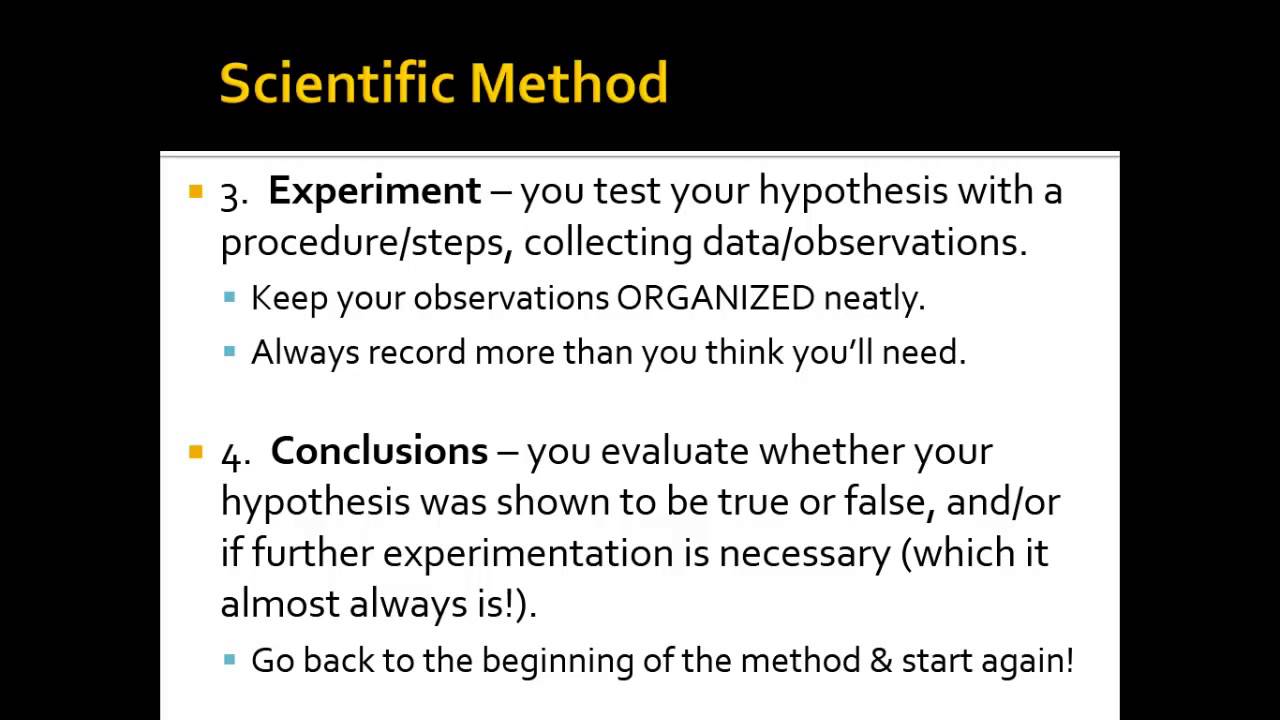 Unit 1: Scientific Method & Variables