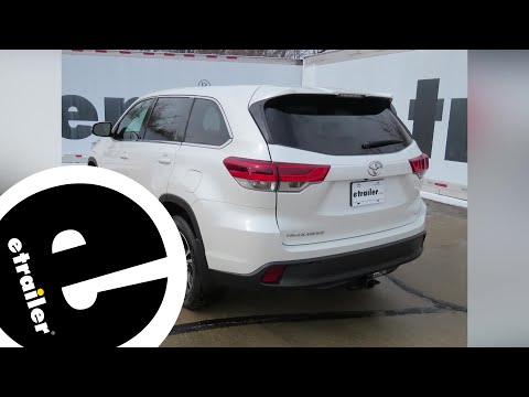 DIY Install: etrailer Trailer Hitch Receiver on your 2019 Toyota Highlander