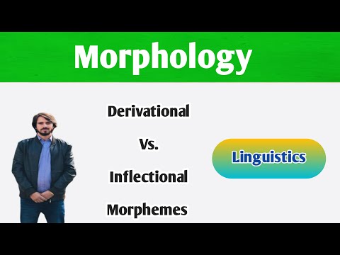 Inflectional and Derivational Morphemes|What are inflectional and derivational morphemes?|Morphology