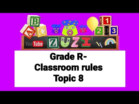 SOUND BOOK - Classroom rules- Grade R - Term 1 - CAPS - Life Skills