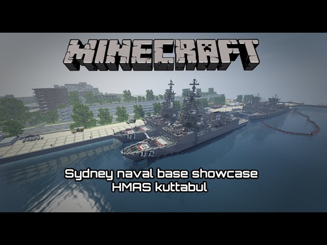 sydney naval base HMAS KUTTABUL Minecraft Map