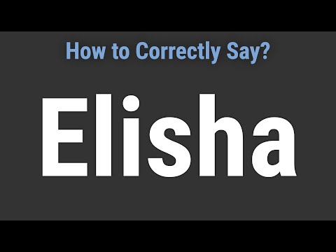 How to Pronounce Name Elisha (Correctly!)
