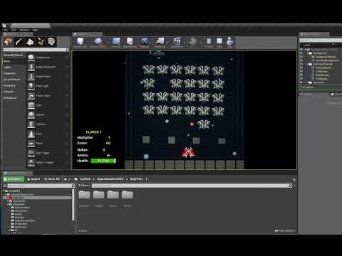 Space Invaders Type Game