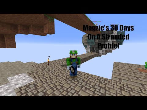 Magzie's 30 Days On A Stranded Profile! Day: 23: How To Make The Maze Farm Plot & Profile Upgrades!
