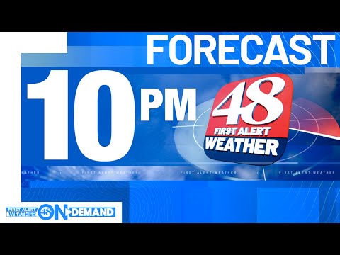 WAFF 48 First Alert Forecast: Monday 10 p.m.