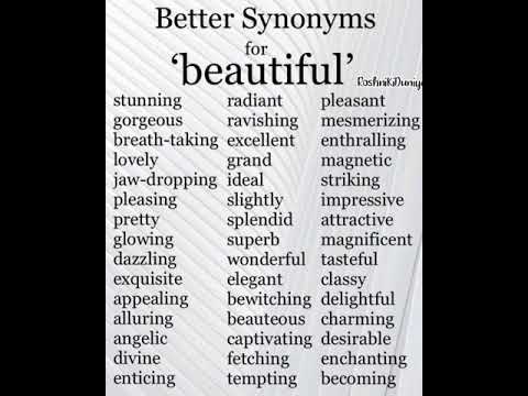 Better Synonyms for "beautiful" ll Vocabulary ll word meaning