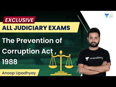Prevention of Corruption Act, 1988 | Judiciary Exams + State PSC Mains | Linking Laws | Anoop Sir