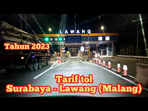 Tarif tol Malang - Surabaya