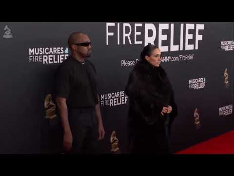 Full Video of Ye KANYE WEST Bianca Censori at the GRAMMYS unblur video720p