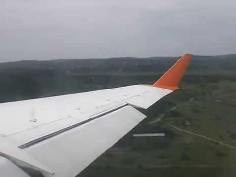 FLY540 taking off from Mwanza airport - Tanzania
