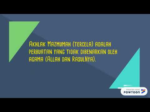 Akhlak terpuji dan tercela