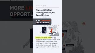 Marcos signs law creating new Negros Island Region
