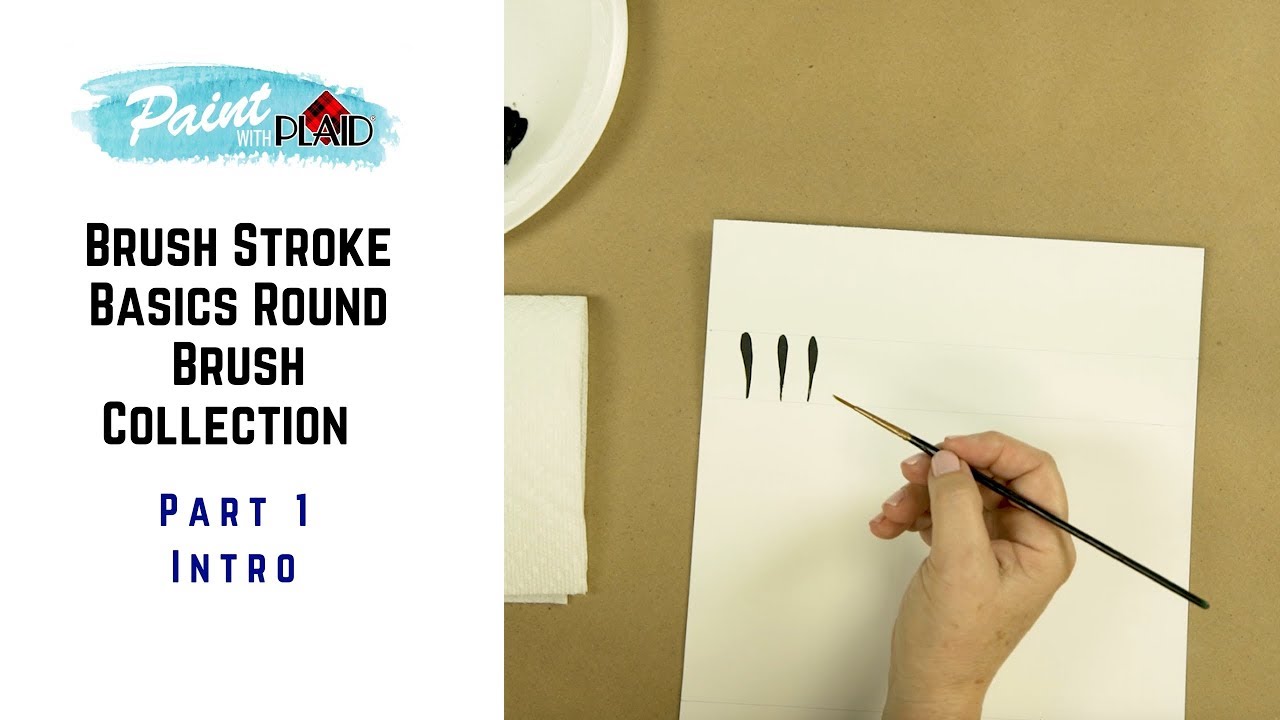 Brush Stroke Basics Round Brush Collection - Part 1 - Intro