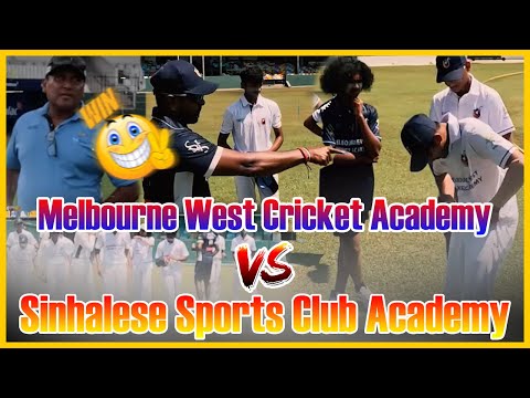 U16 Melbourne West Cricket Academy vs. Sinhalese Sports Club Academy |50-Over Match #sssportstours