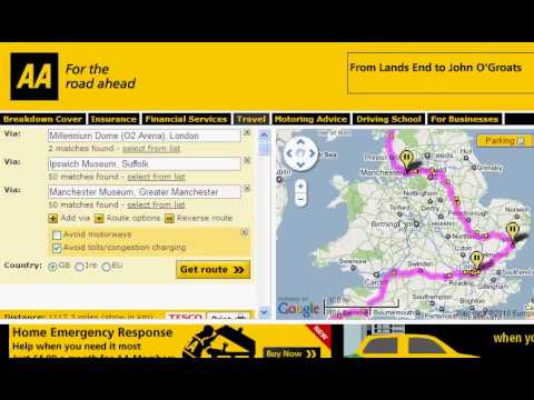AA Route Planner & AA Route Finder Guide