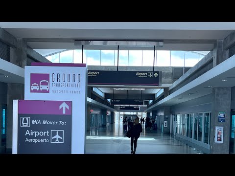 Miami Airport (MIA) Directions to Public Transit and taking the 150 Bus to Miami Beach
