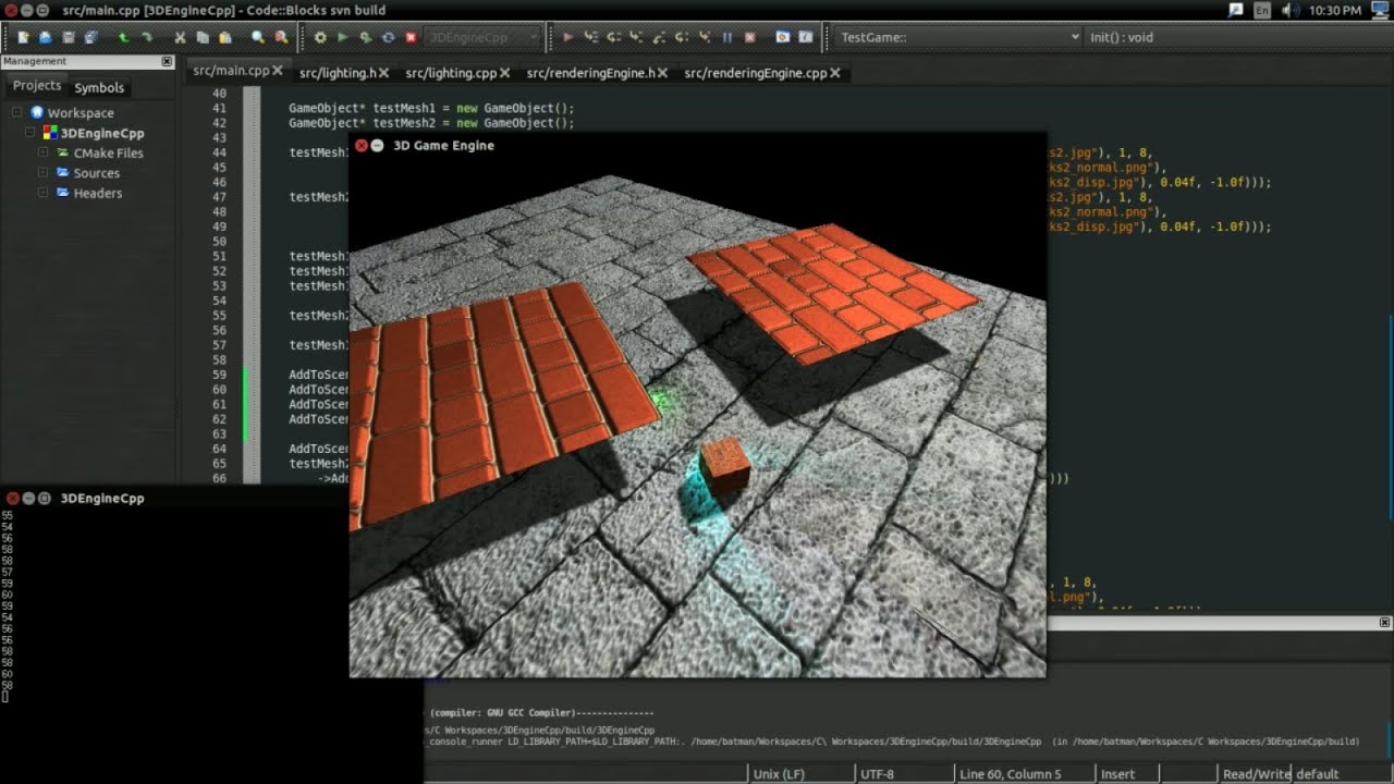 OpenGL Game Rendering Tutorial: Generic Directional Light Shadows