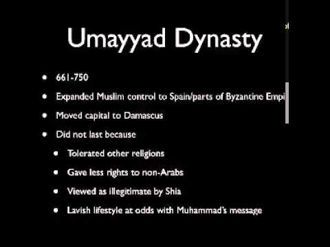 APWH 10.2 - The Umayyads, the Abbasids, and the early spread of Islam.