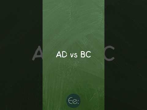 AD vs. BC ⏳ What’s the Difference? by English explained #words #difference #abbreviation #meaning