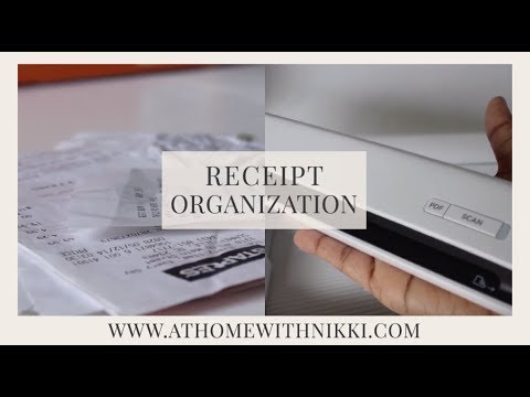 How To Organize Receipts