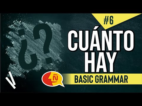 👨🏫 Building basic sentences with CUÁNTO & HAY | Spanish for beginners